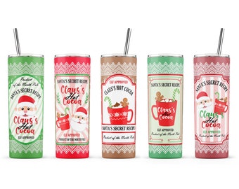 Peppermint Mocha Lattes Drink Label Tis the Season for - Etsy