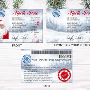 Santa Claus License PNG, Santa Claus ID Card, Christmas License ...