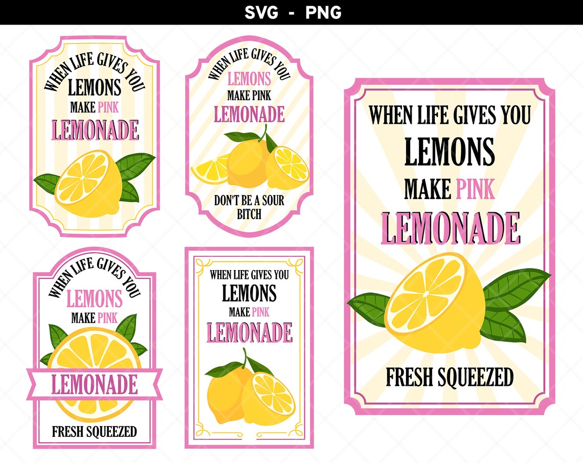 When Life Gives You Lemons Svg When Life Gives You Lemons - Etsy