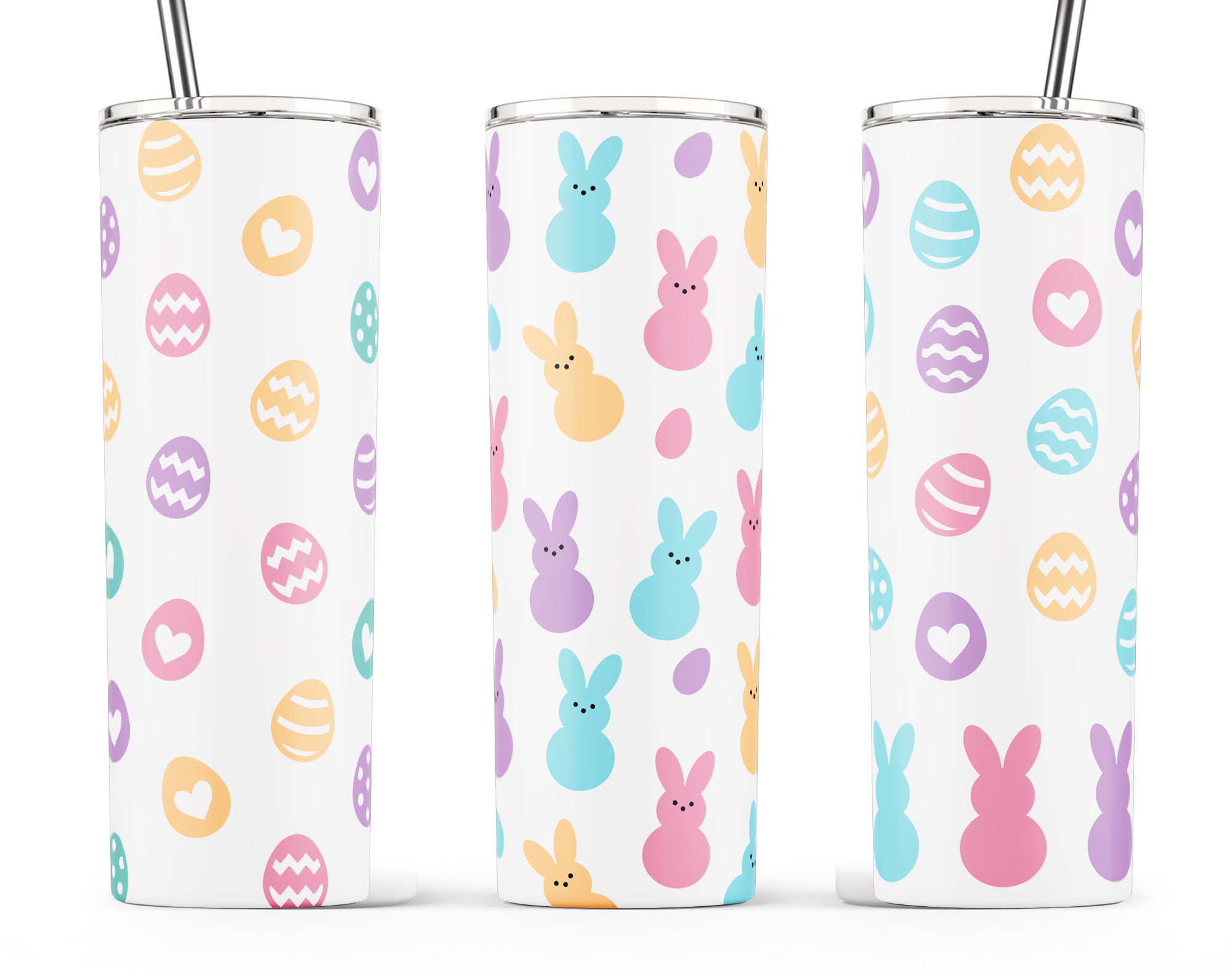 Easter Tumbler 20oz Bundle, Bunny Tumbler, Bunnies Tumbler, Easter ...