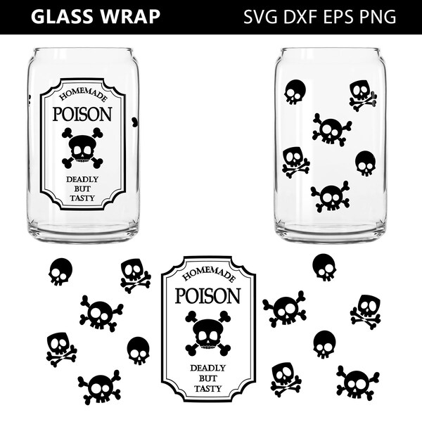 Poison Bottle Label - Etsy