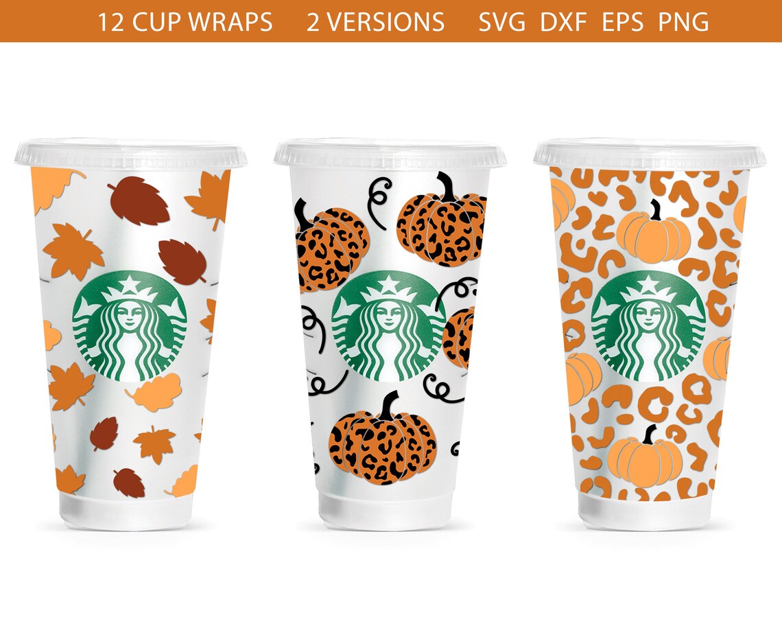 Cup Wrap Svg Bundle Coffee Wrap Fall Svg Pumpkin Svg Gnomes - Etsy
