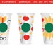 Teacher Cup Wrap Svg Bundle, Cup Wrap Teacher Svg, Teacher Wraps Svg ...