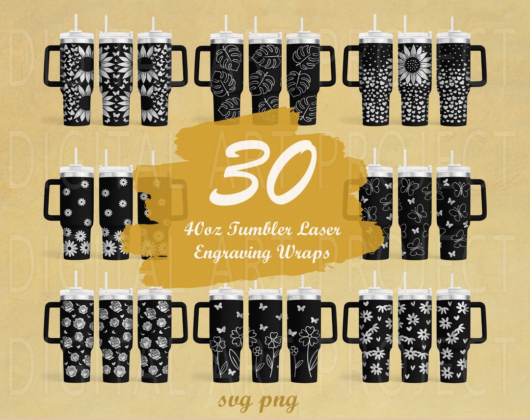 Spring Quencher Tumbler Wraps Laser Svg, Stanley Tumbler Svg, Flowers ...
