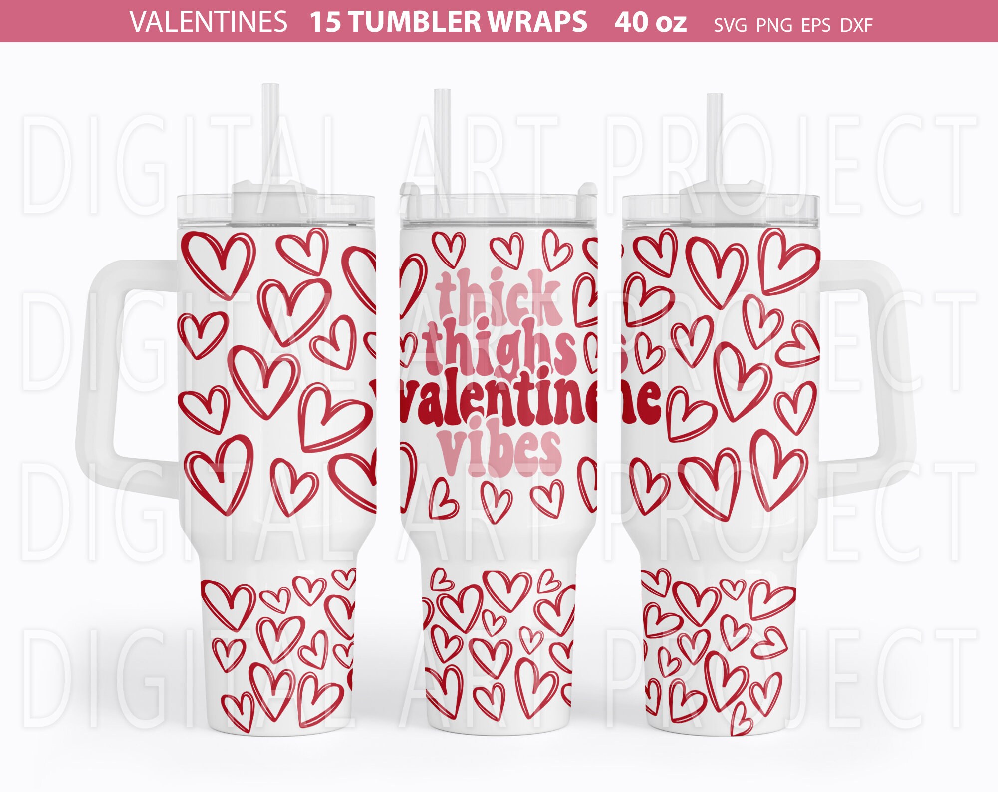 Valentines Stanley Cup Wrap 40oz Svg, Valentines Svg, Loved Mama Mini ...