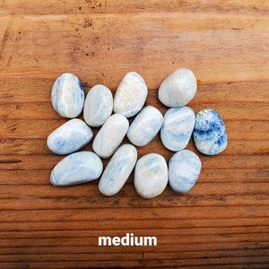 Blue Scheelite Tumble- Crystal, Healing, Gemstone - Etsy