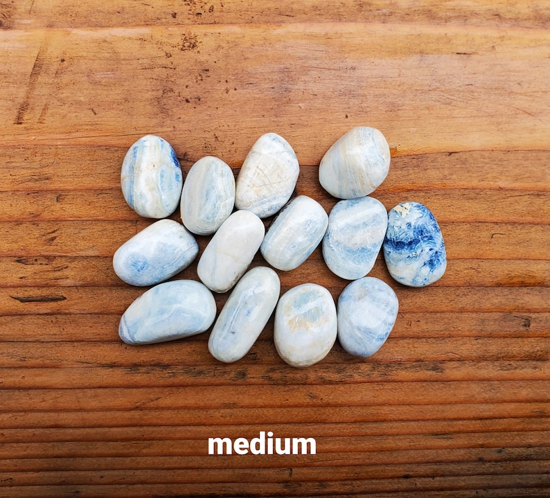 Blue Scheelite Tumble- Crystal, Healing, Gemstone - Etsy
