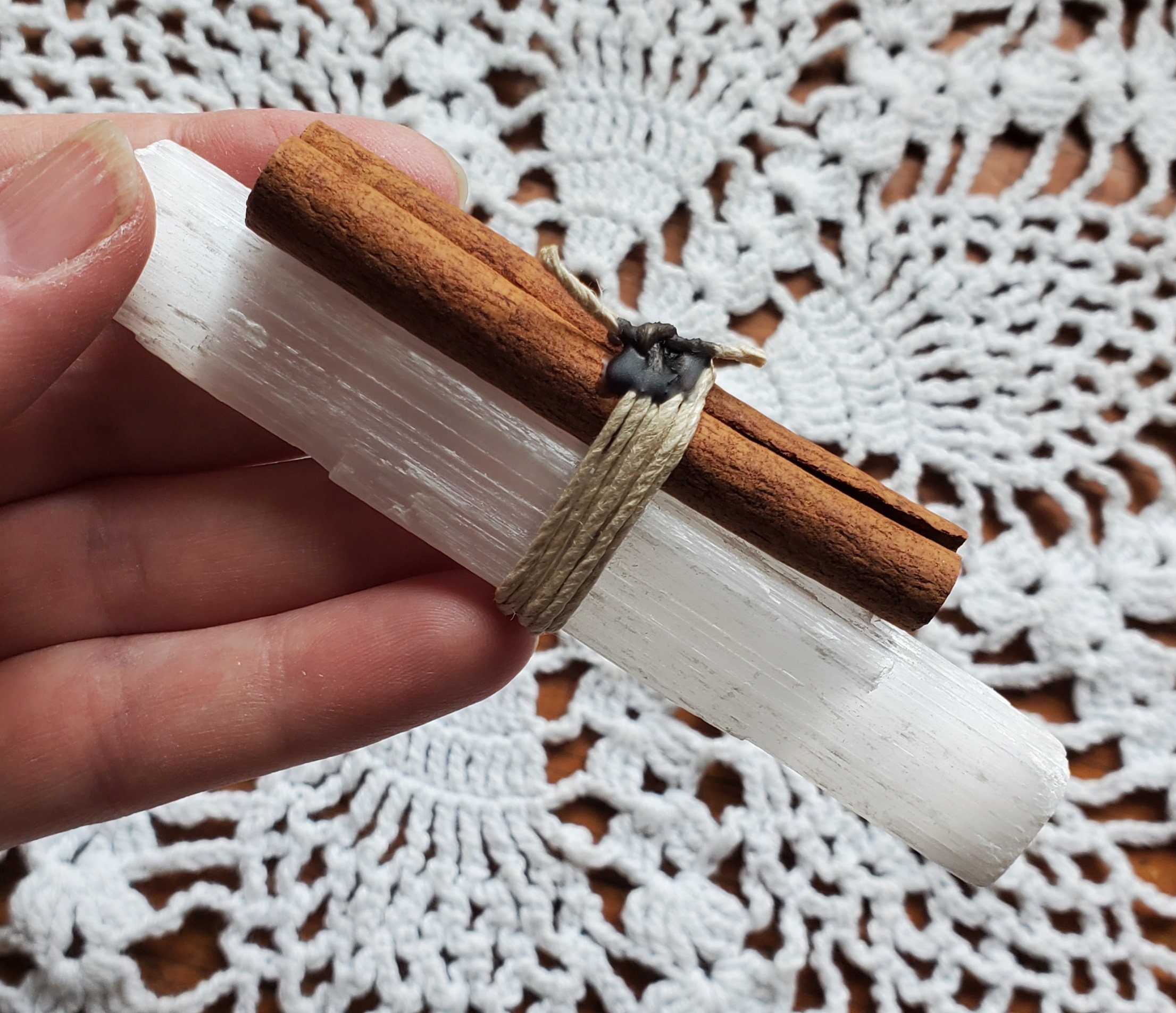 Selenite Stick Above Door