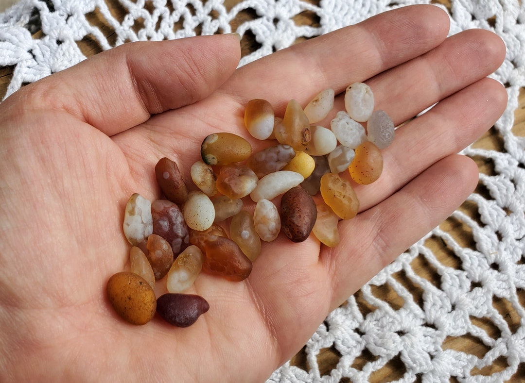 Gobi Desert Alashan Candy Agate- Tumbled- Crystal- Gemstone- Healing - Etsy