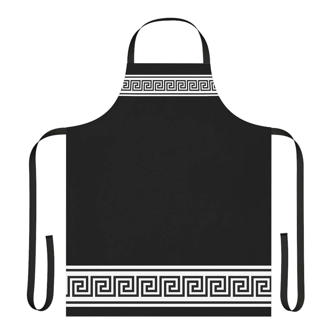 Adult Apron - Greek Key - Etsy