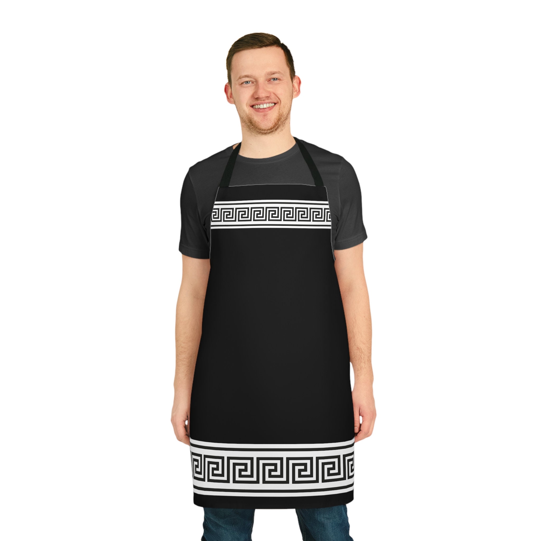 Adult Apron - Greek Key - Etsy