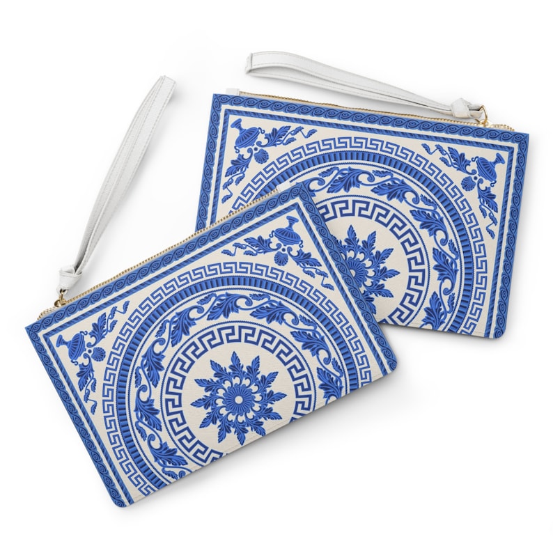Clutch Bag 9.5" X 6.57" Greek Design - Etsy
