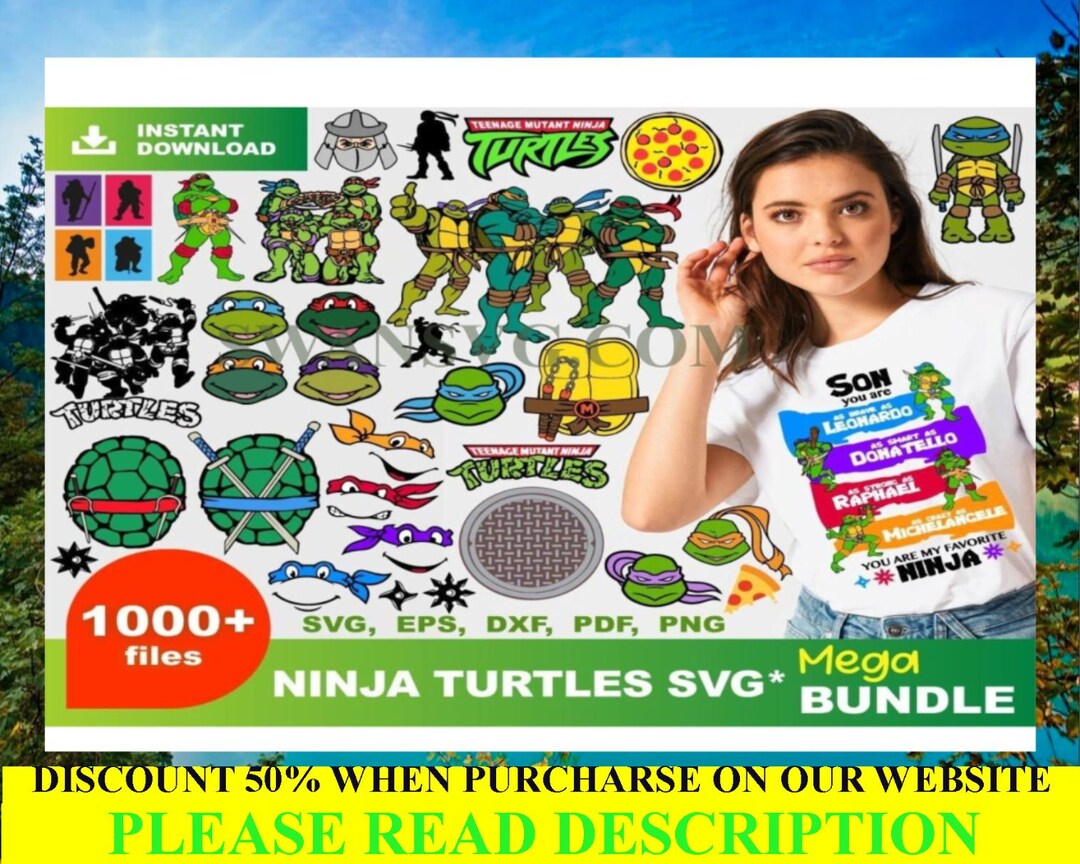 Ninja Turtle Bundle Svg, Trending Svg, Ninja Svg - Etsy