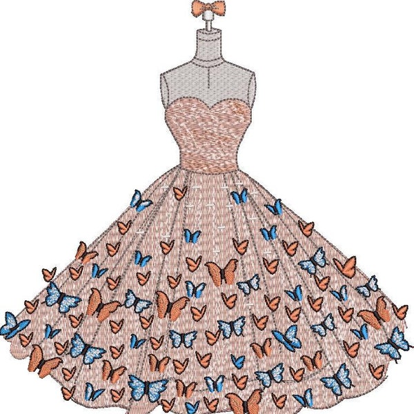 Butterfly Dress - Etsy