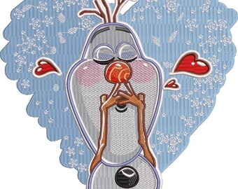 Frozen Embroidery File - Etsy