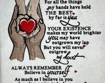 Granddaughter Embroidery Pes - Etsy