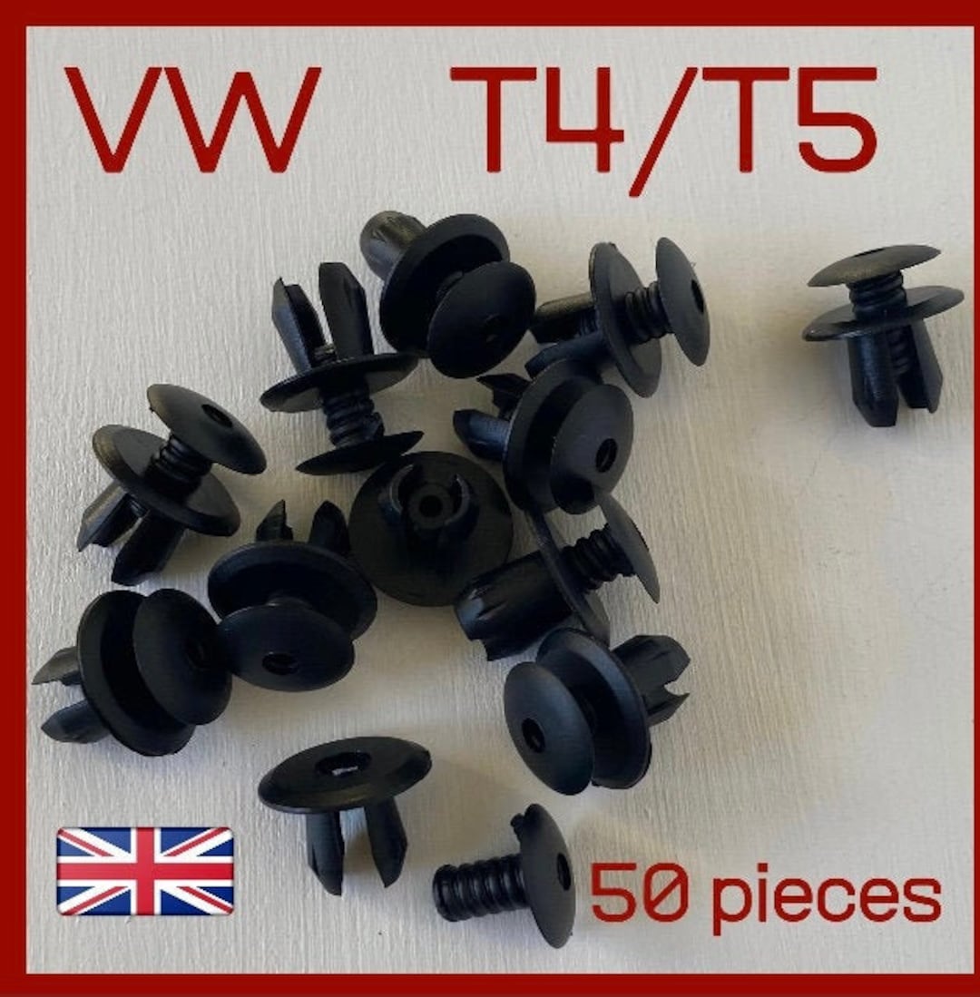 Interior Clips for a VW T4, T5, T6 Volkswagen - Interior Trim Clips for ...