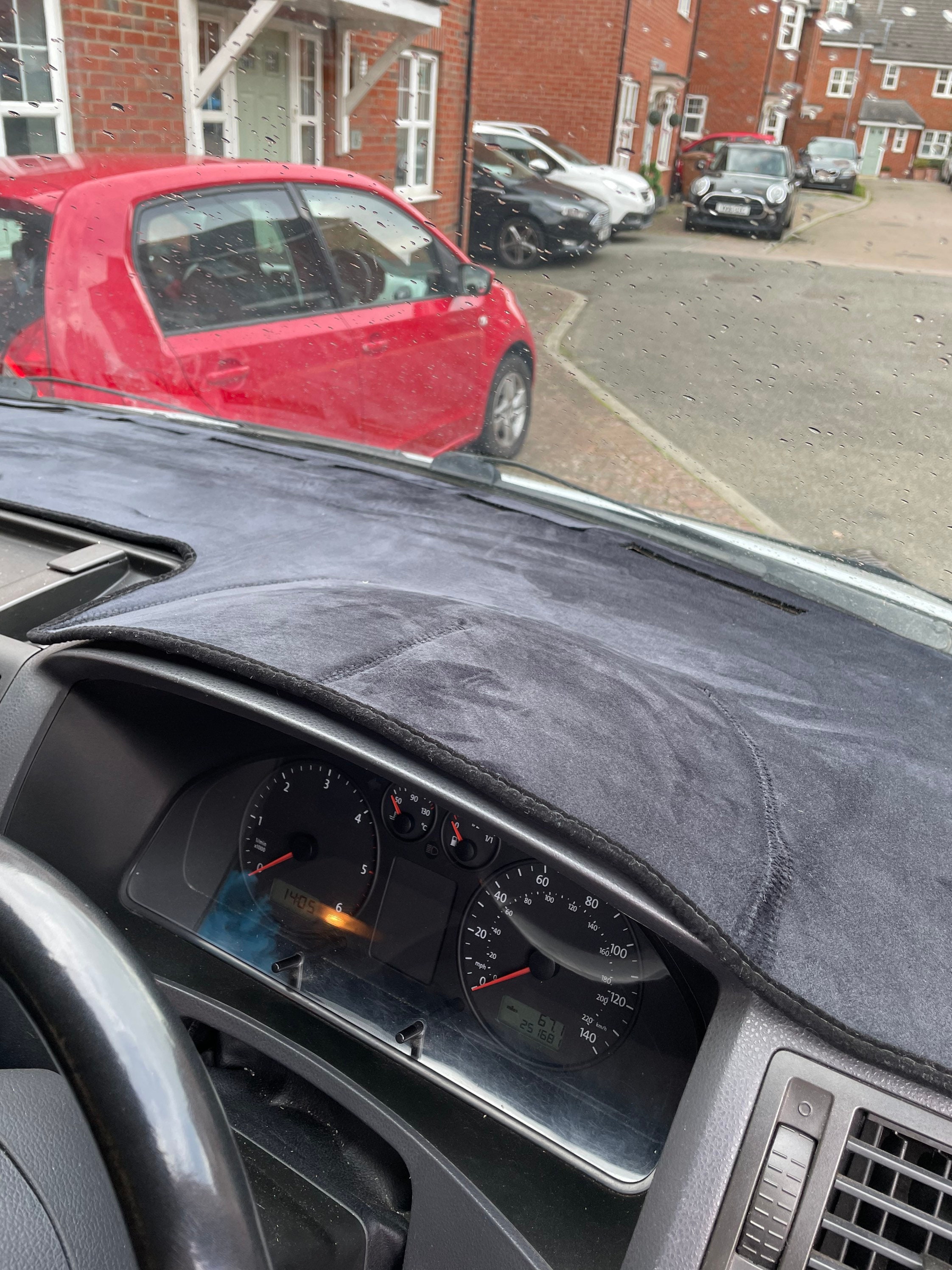 Volkswagen T5/5.1 Transporter Suede Dash Mat. Red, Black, Orange, Blue ...