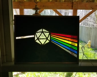 Stained Glass D20 - Etsy