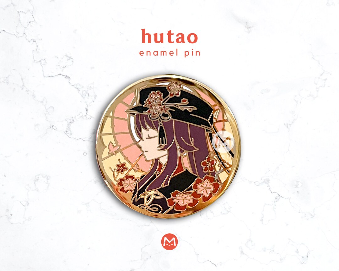 Hutao Pin Genshin Impact 1.5" - Etsy