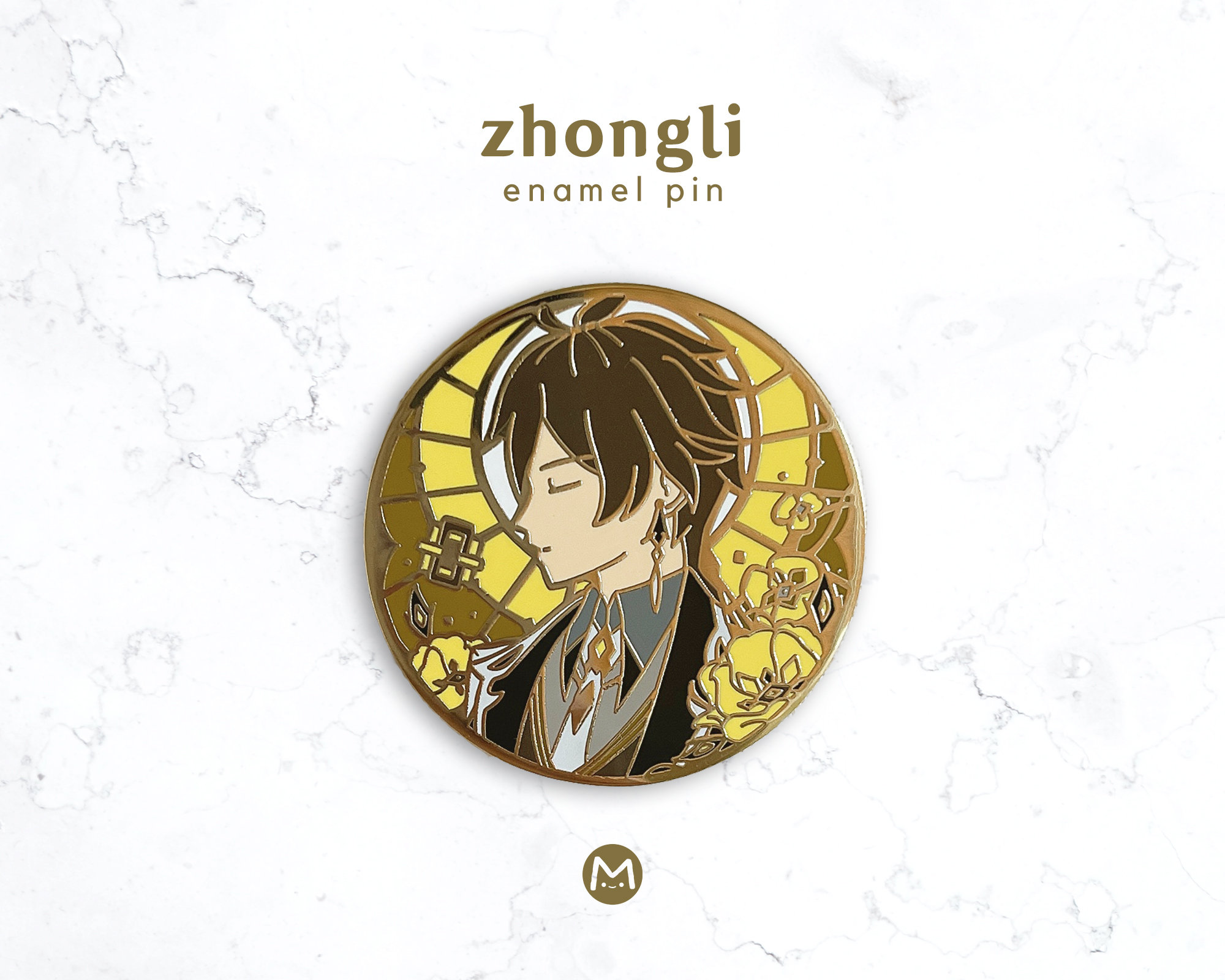 Zhongli Pin Genshin Impact 1.5 | Etsy