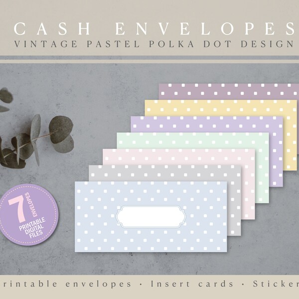 Polka Dot Envelopes - Etsy