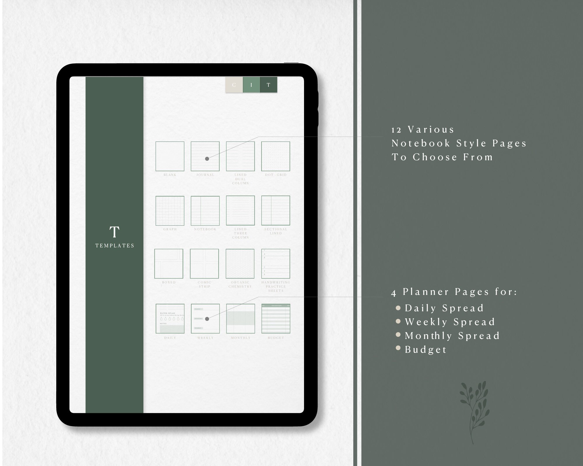 Ultimate Minimalist Digital Notebook for Goodnotes - Etsy