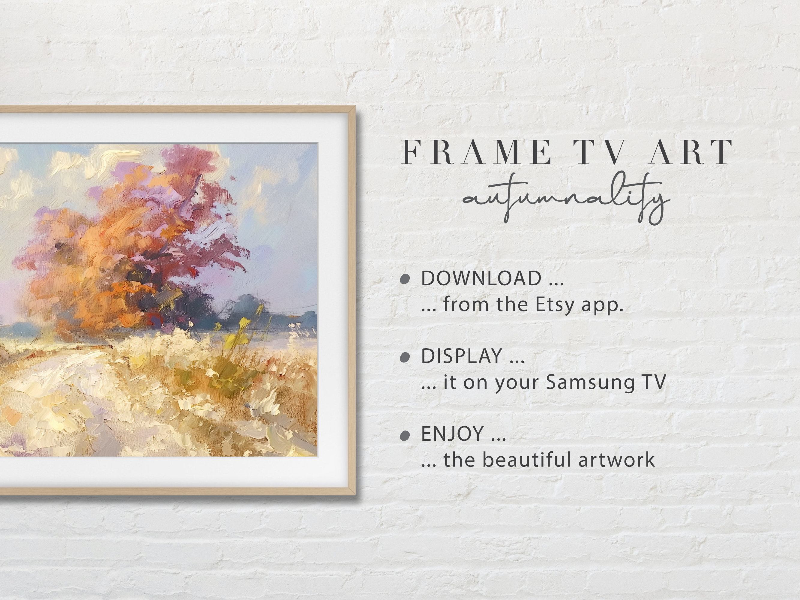 Samsung the Frame Digital Art | Autumnality | Empowered Women Artwork ...