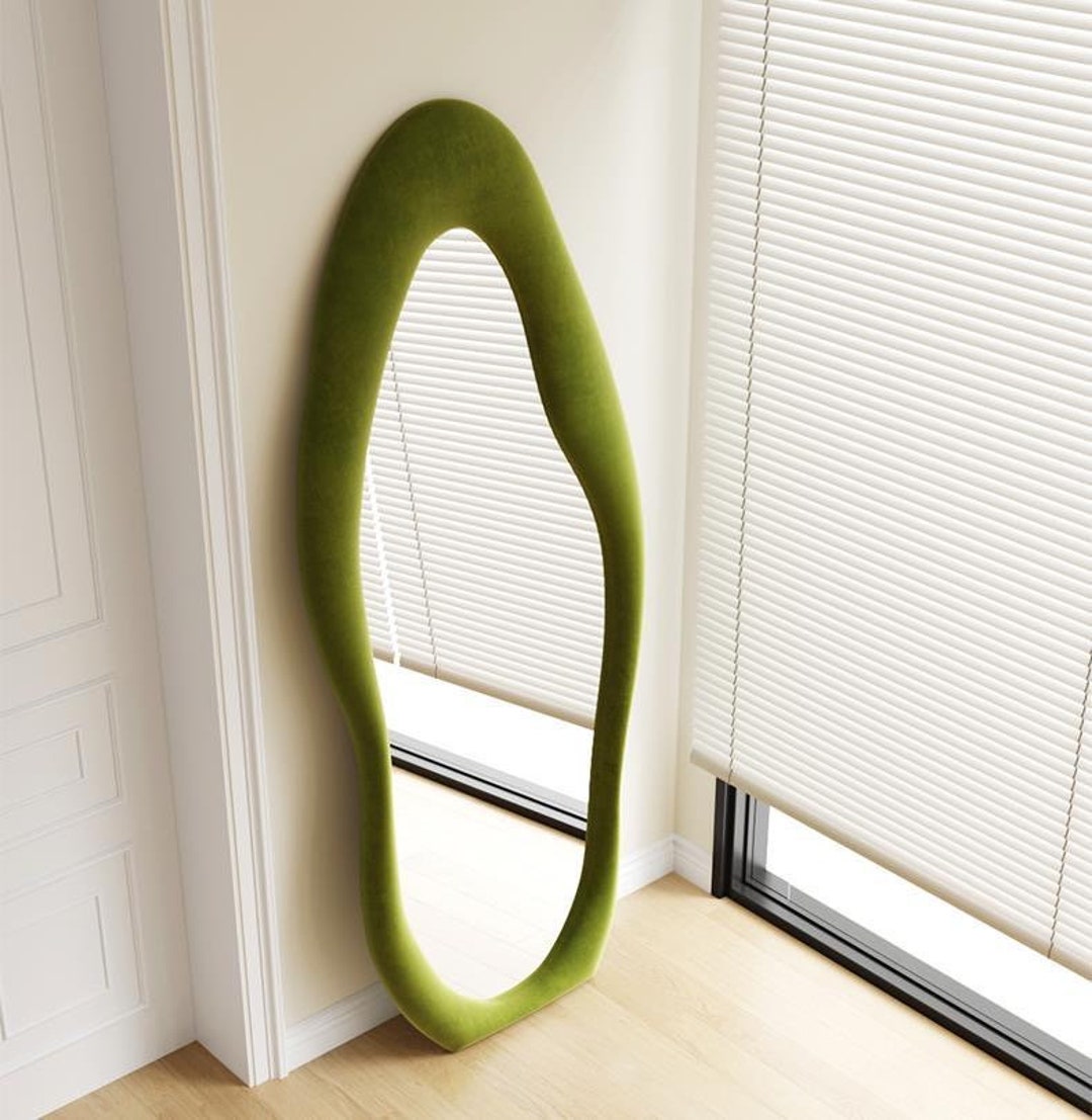Asymmetrical Mirror Standing Large Mirror Home Decor - Etsy