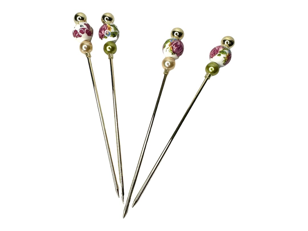 Hand Beaded Cocktail Picks - Etsy