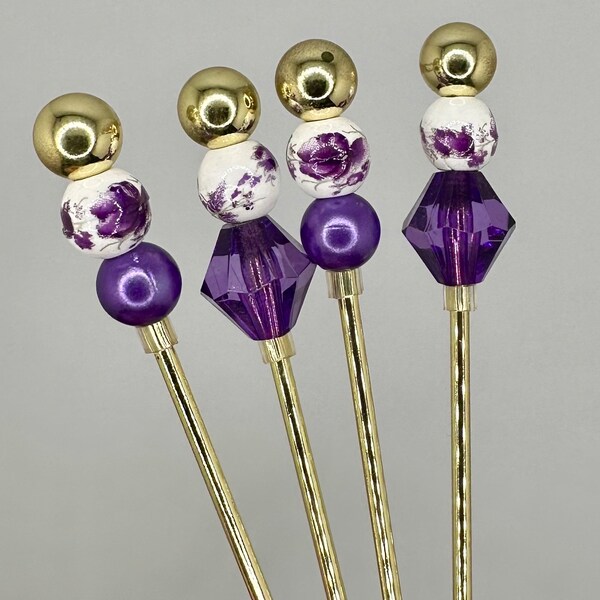 Glass Beaded Picks - Etsy