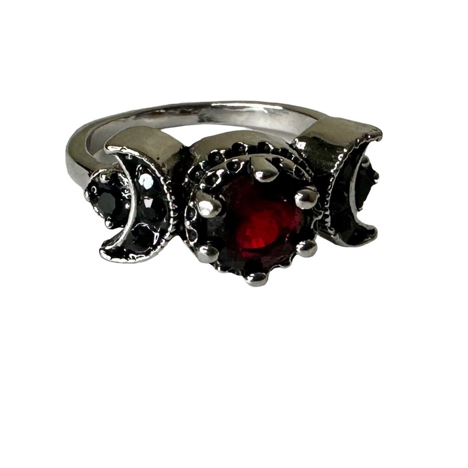 Double Meniscus Ring 2 Piece - Etsy