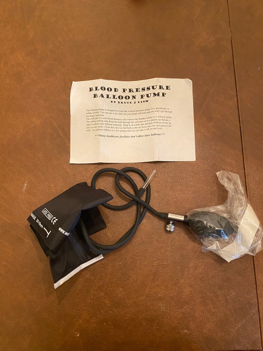 Blood Pressure Cuff Balloon Pump - Etsy