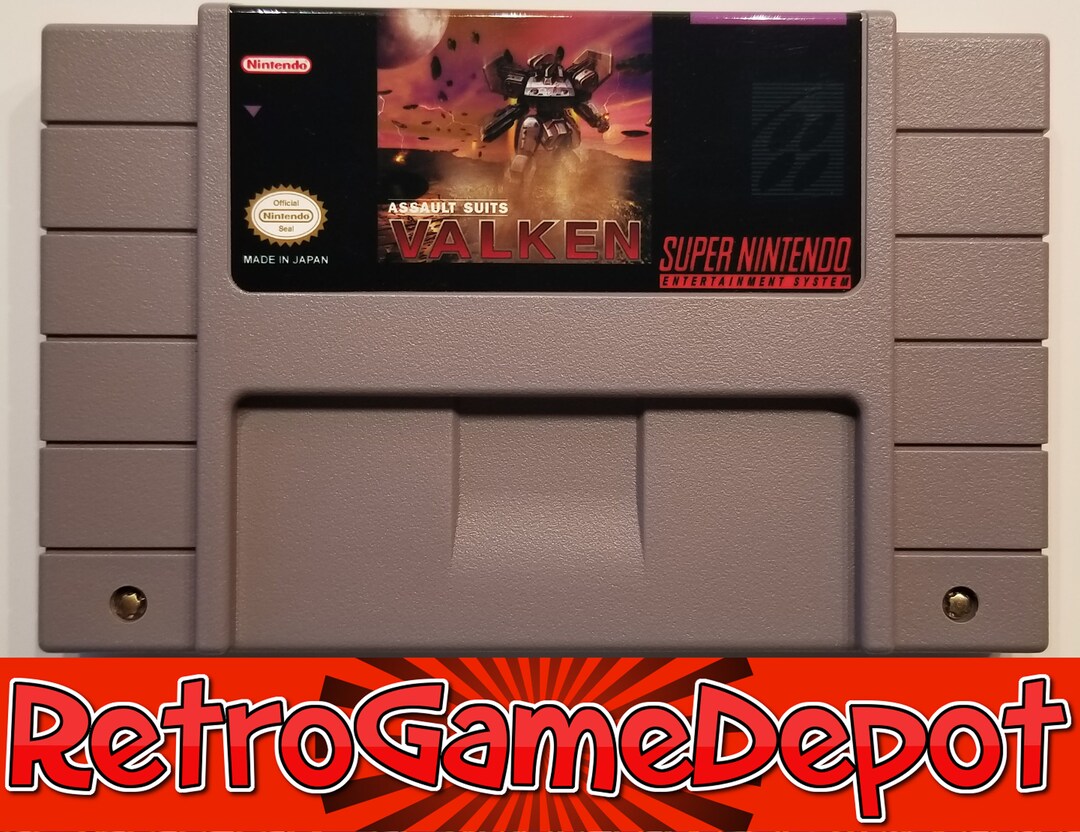 Assault Suits Valken Super Nintendo SNES FAST SHIPPING - Etsy UK