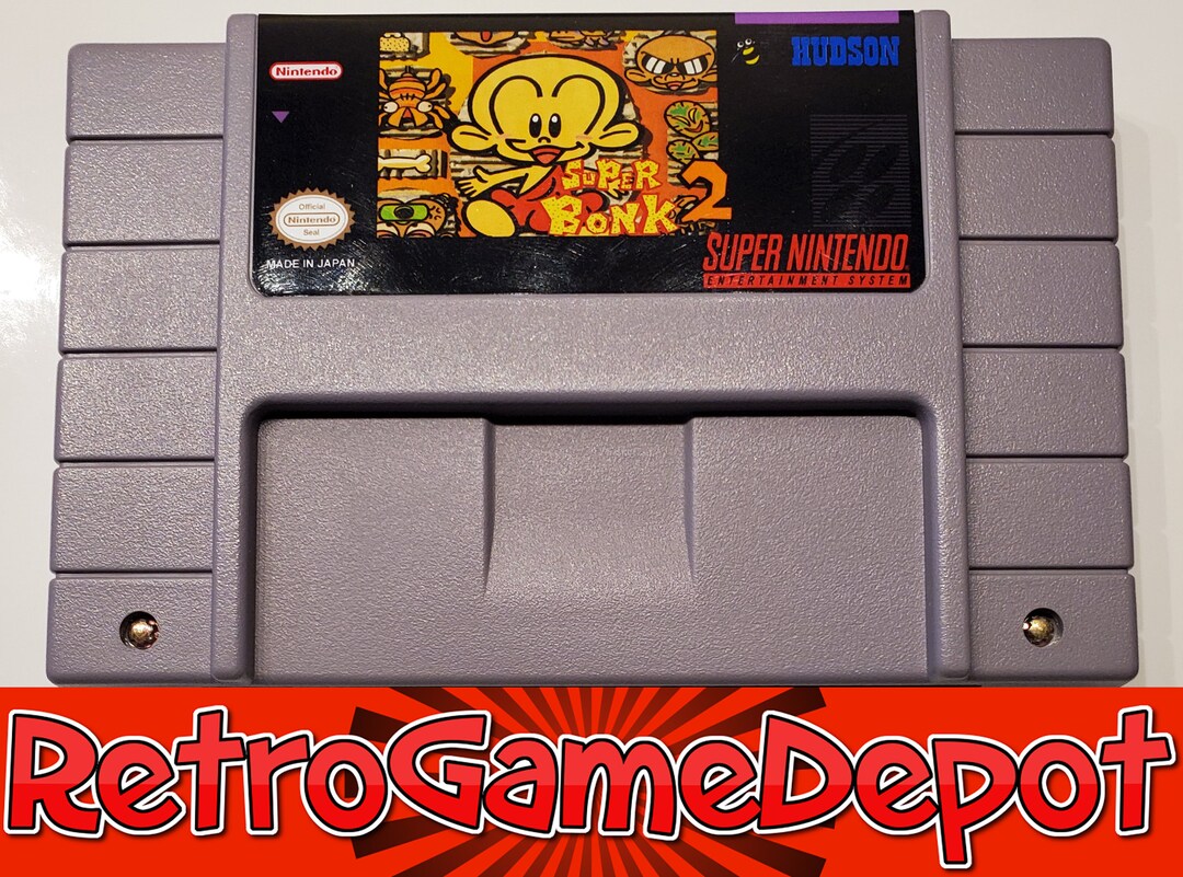 Super Bonk 2 - Super Nintendo SNES - FAST SHIPPING! - Etsy
