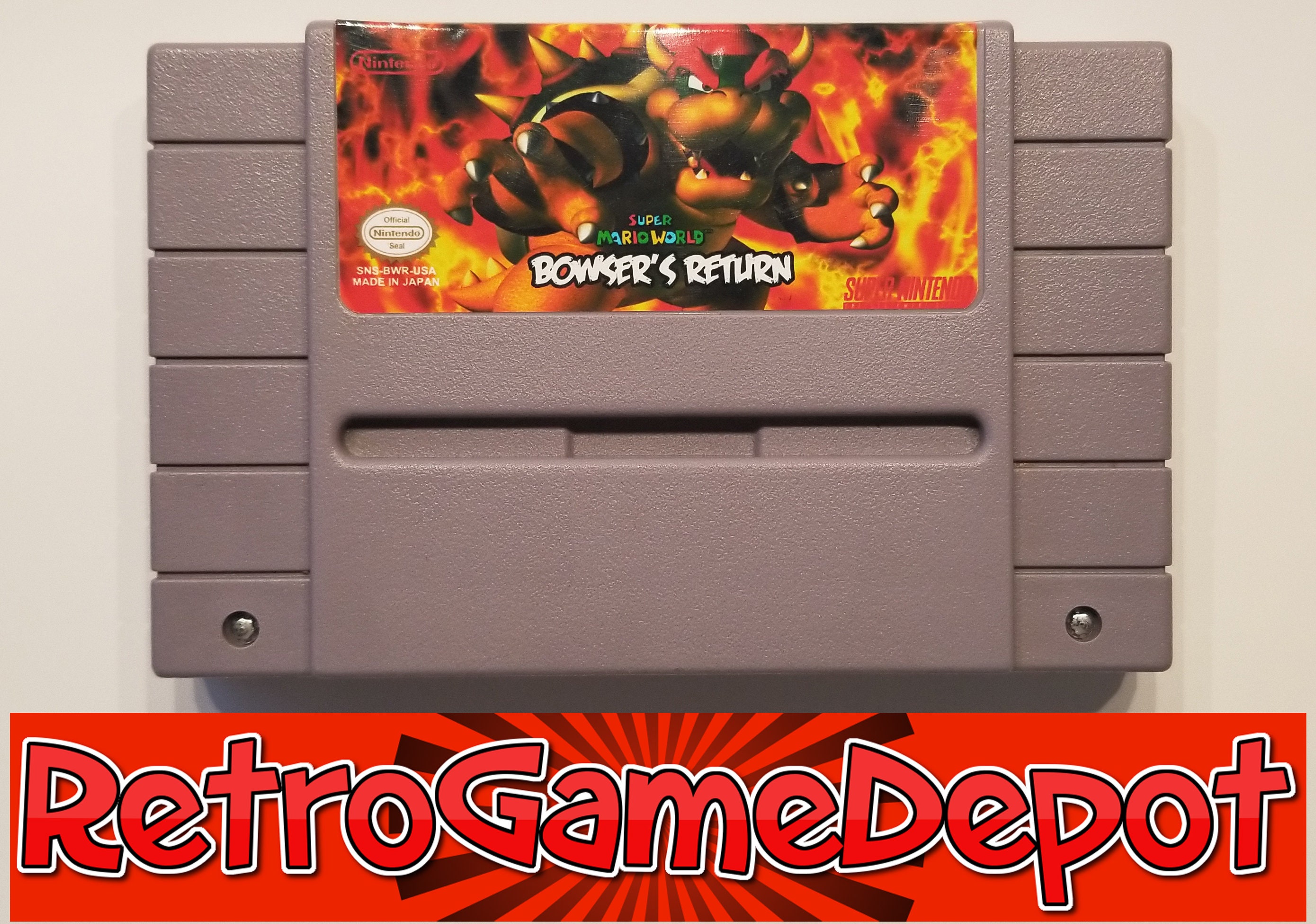 Super Mario World Bowsers Return SNES Super Nintendo FSAT SHIPPING - Etsy
