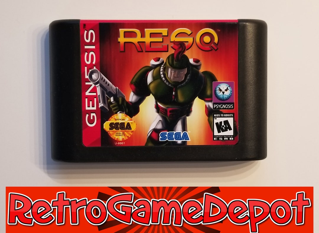 Resq - Sega Genesis - Etsy