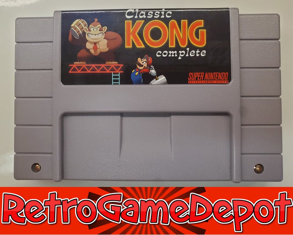 Classic Kong Complete Super Nintendo SNES FAST SHIPPING - Etsy