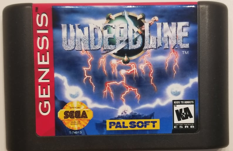 Undead Lines - Sega Genesis - Etsy