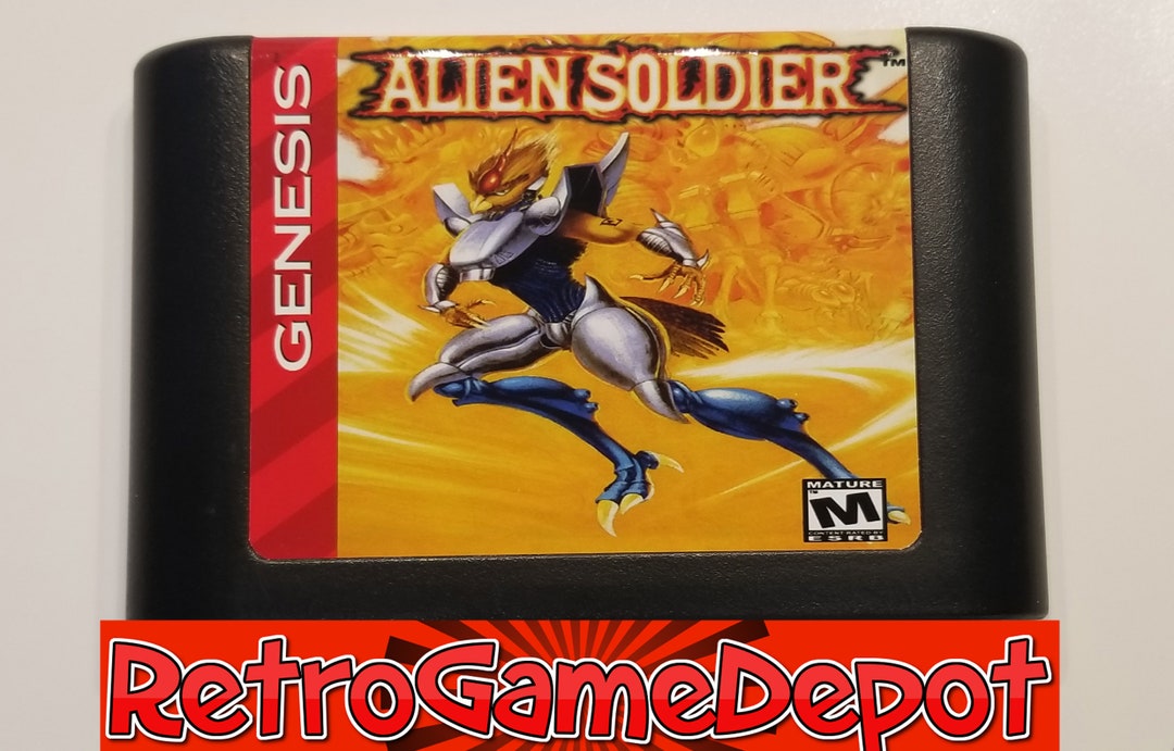 Alien Soldier Sega Genesis - Etsy