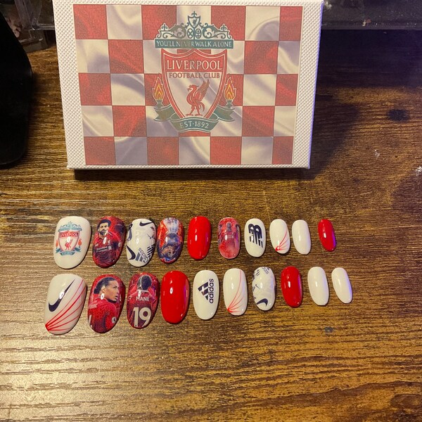 Football Nails - Etsy