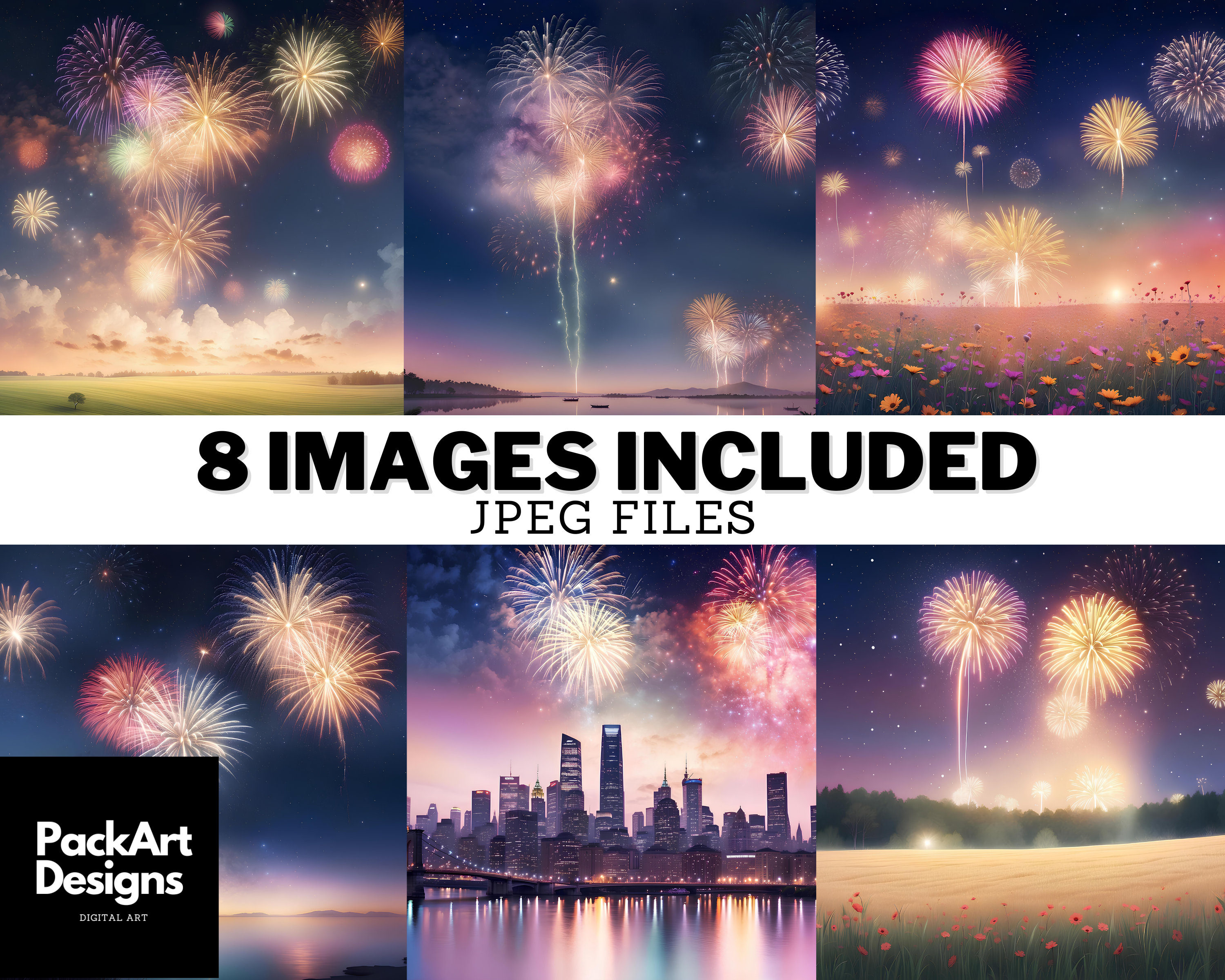 Watercolor Firework Digital Paper, Celebration Backgrounds (8 JPEG) - Etsy