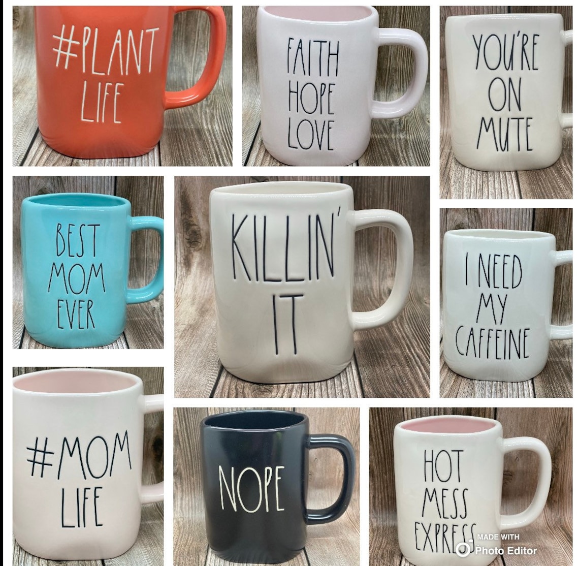 Rae Dunn Mugs NEW Ceramic Mugs/ Handmade Mugs/ Coffee Mug | Etsy