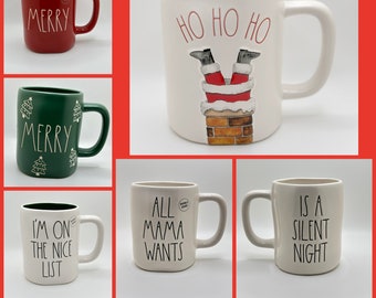 Rae Dunn Christmas Mugs