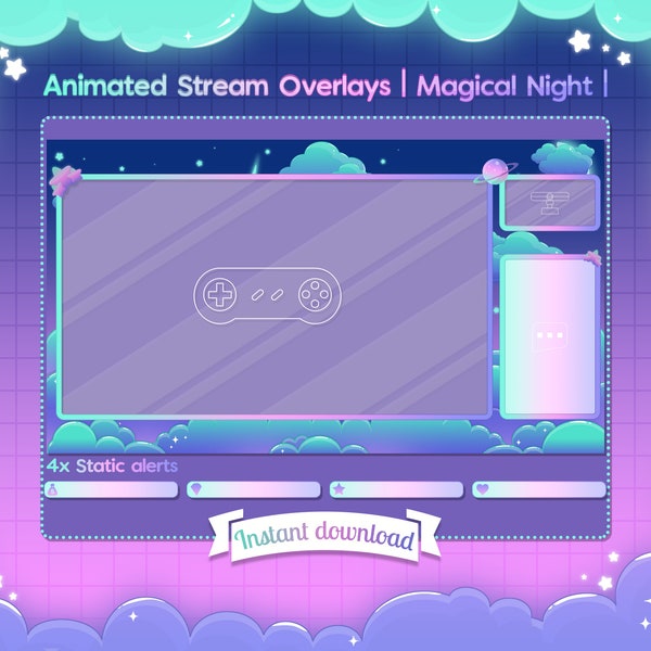 Just Chatting Screen Twitch Blue - Etsy