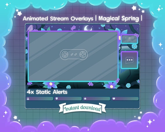 Animated Overlay magical Spring Ingame & Just - Etsy