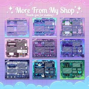 Animated "moon Kitten" Ingame Overlay for Vtuber - Twitch - Stream - Cat - Kitty - Neko - Star ...