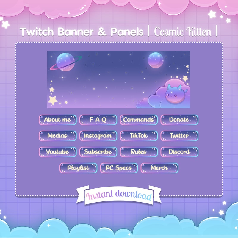 Purple Discord Banners - Etsy