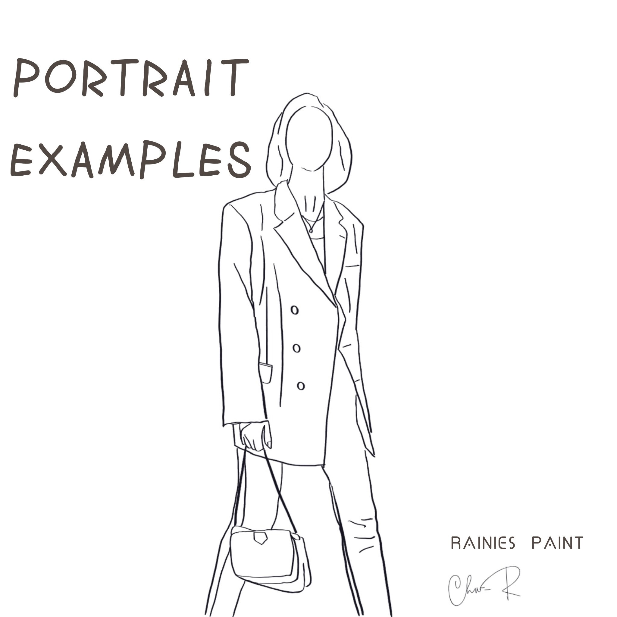 Line drawing art faceless Custom drawing art line Portrait | Etsy