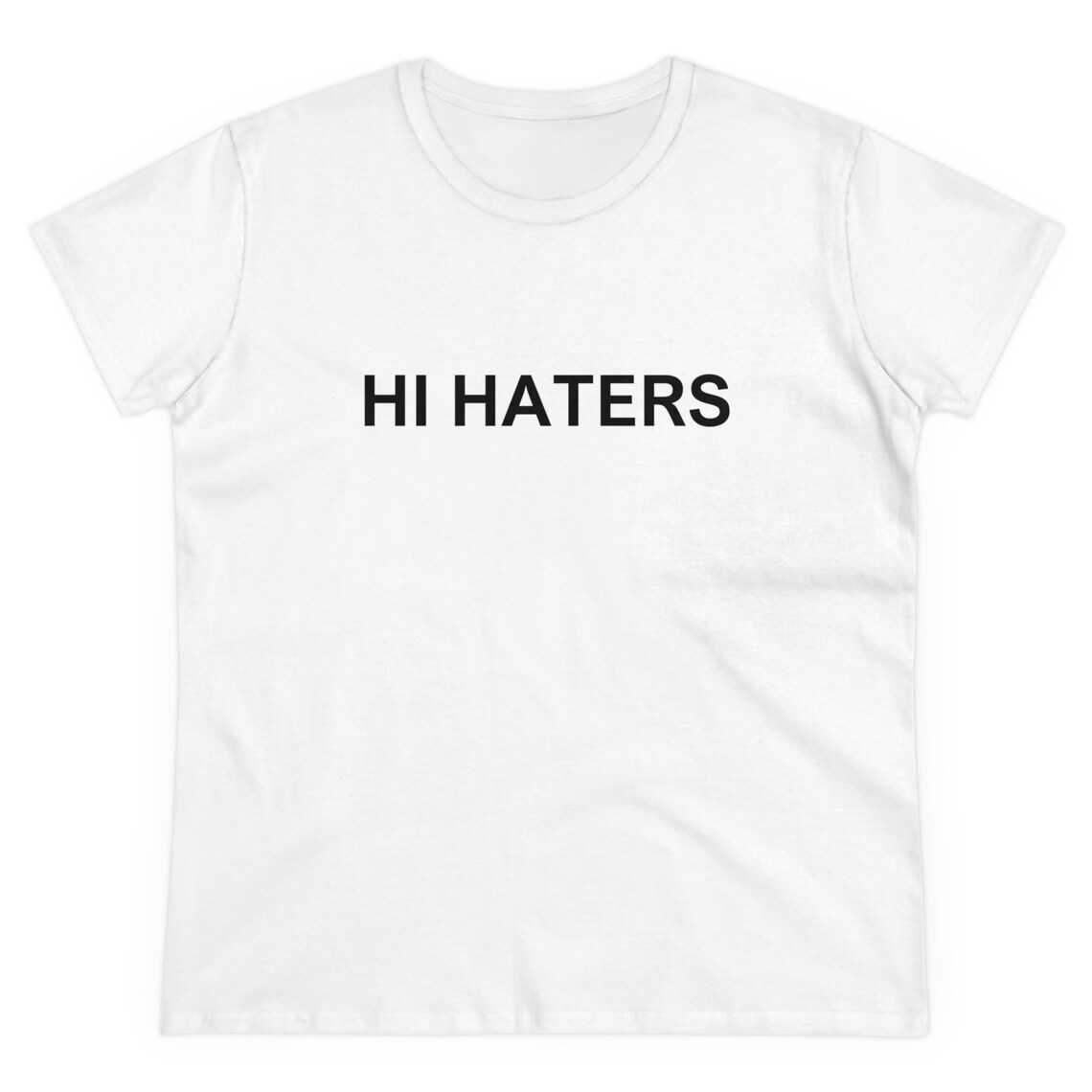 Hi Haters Bye Haters Baby Tee Y2K Aesthetic Tshirt Goth Girl Shirt ...